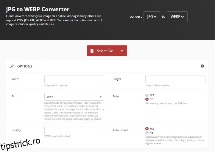 14 Convertor JPG în WebP pentru a servi imagini în formate de nouă ...